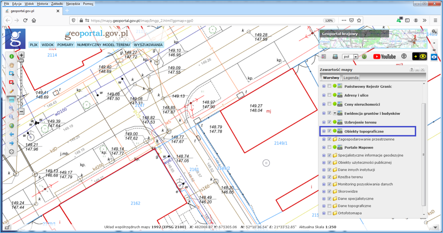 Topographic Objects Database (BDOT500) – Geoportal.gov.pl