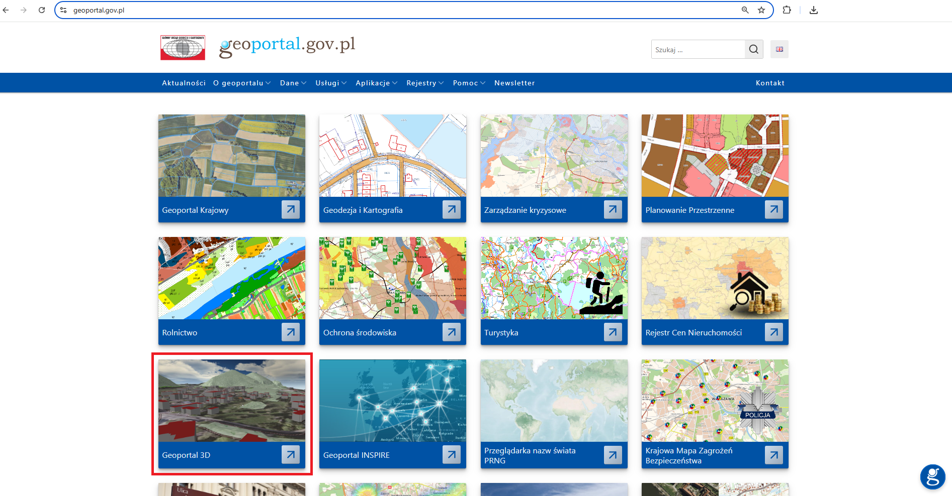 Modele 3D budynków – Geoportal.gov.pl